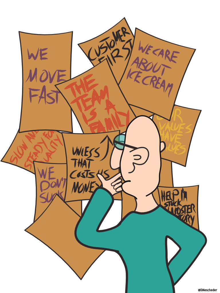 On Company Values – The Solution Space